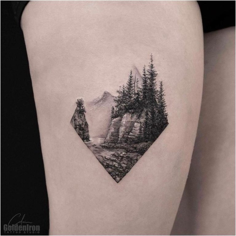 Forest Tattoo Designs - 30 Ideas - Top Beauty Magazines