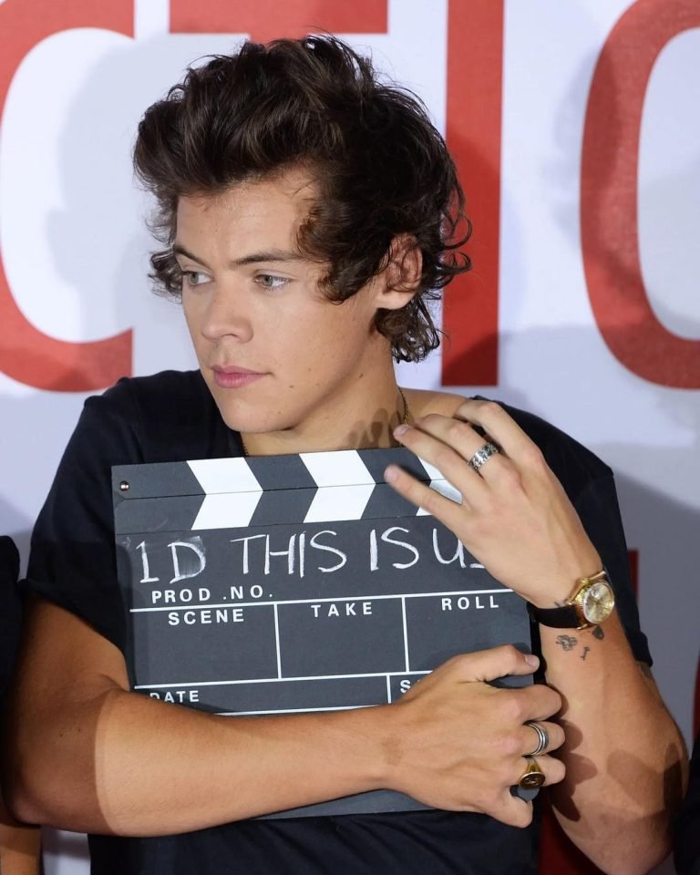 Long Haired Harry Styles - Hair Evolution History Top Beauty Magazines