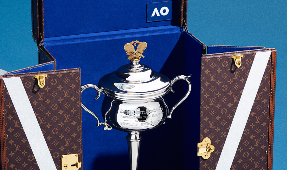 Louis Vuitton's Trophy Trunk at 2024 Australian Open-Absolute Beauty